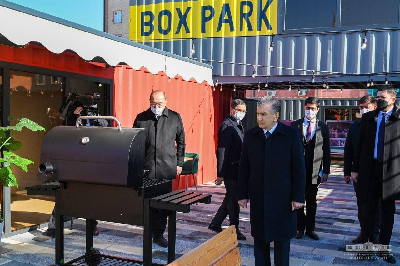 Shavkat Mirziyoyev Toshkentda “boks strit” qurish loyihasi bilan tanishdi